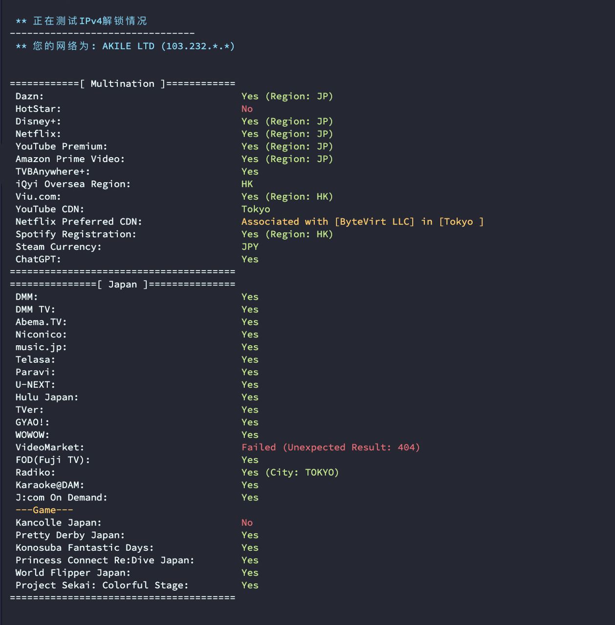 【上新】AkileCloud 日本BGP PRO 去程cn2+9929+cmi 回程联通软银 移动CMI 电信IIJ